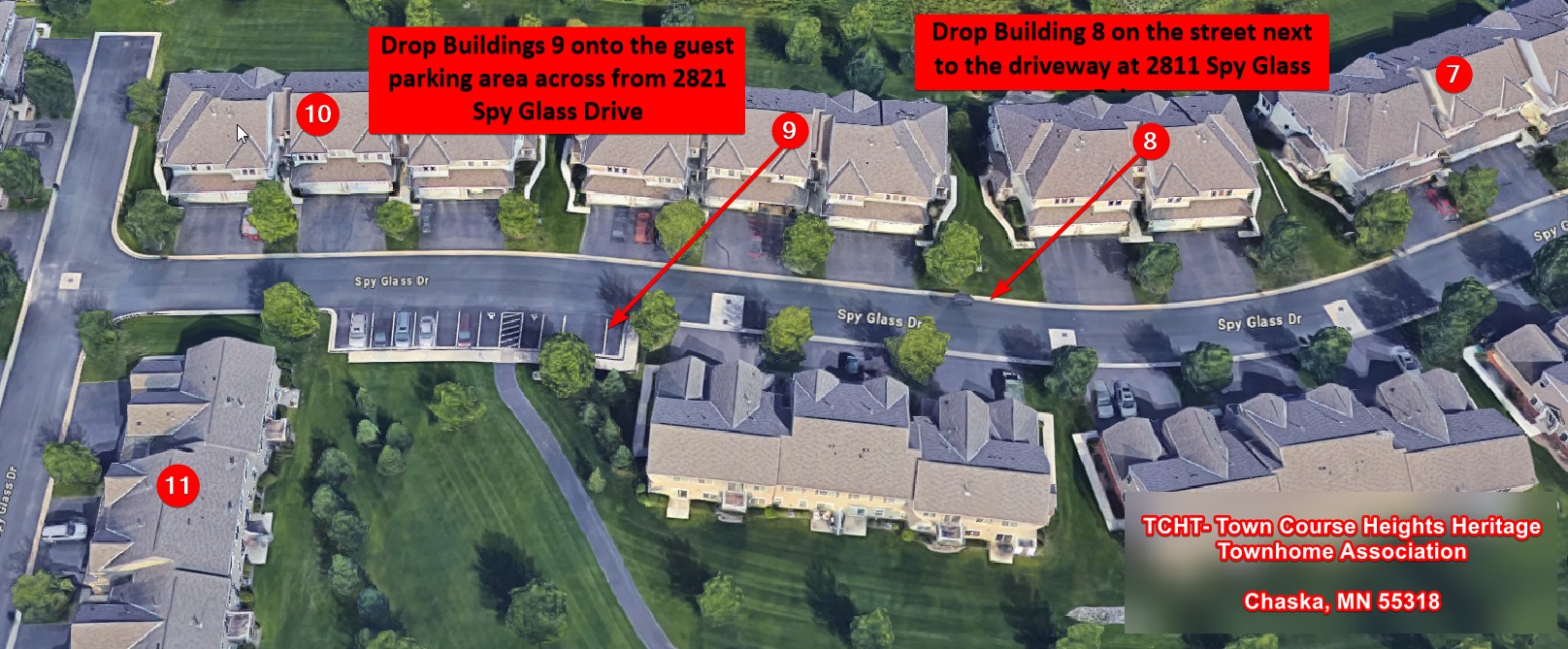 Bldg 8 and 9 drop location - Atlas Restoration & Construction