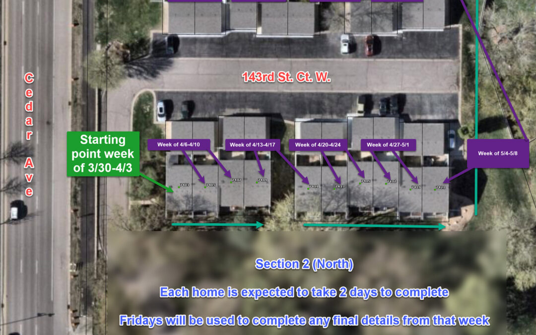GL3- Section 2 proposed dates (North) - Atlas Restoration & Construction